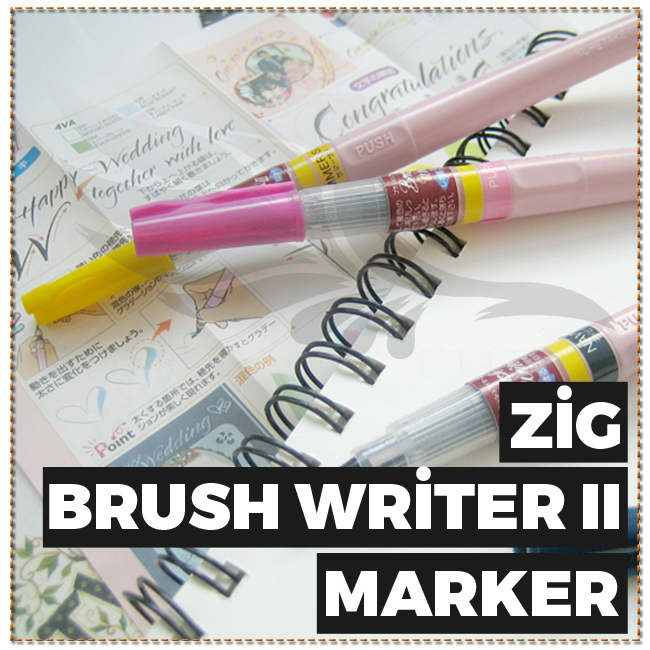 Zig Brush Writer II Fırça Uçlu Marker